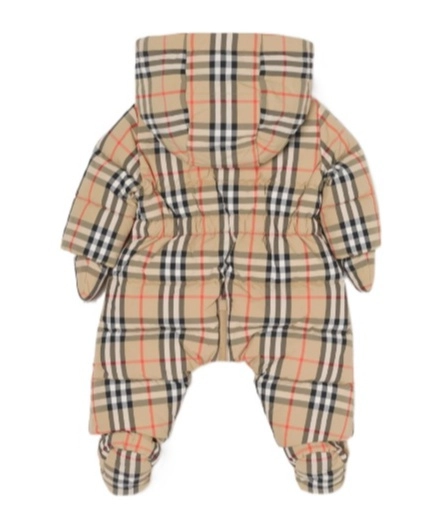Burberry Check Puffer Suit