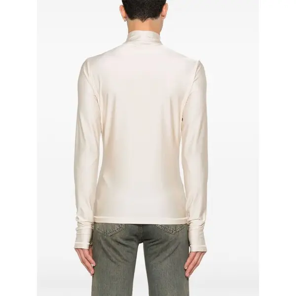 Coperni Long Sleeve Stand Collar Knitted Pullover