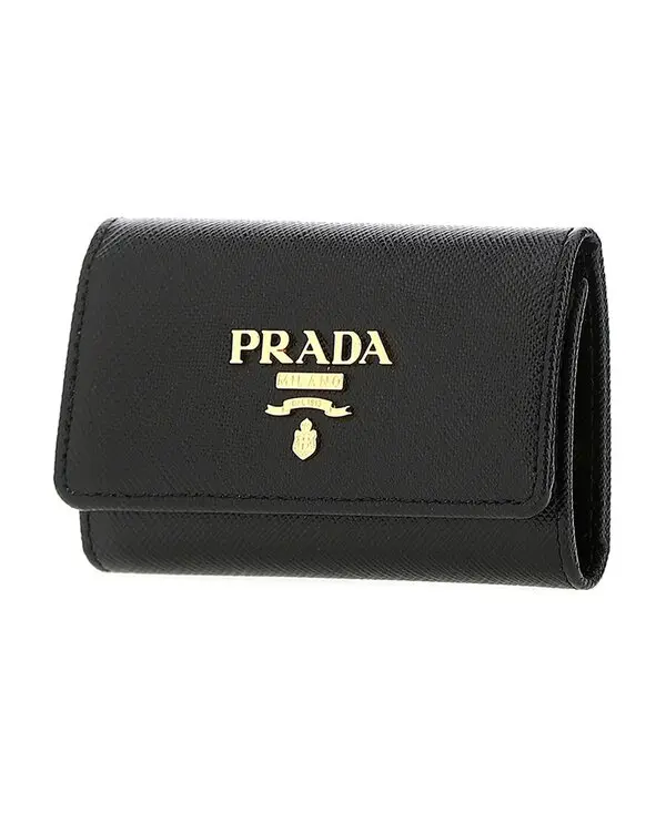 Prada Logo Key Ring Case