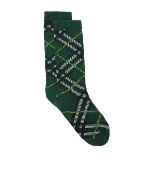 Burberry Check Cotton Blend Socks