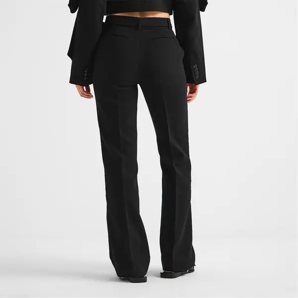 GANNI Pin Buckle Belt Casual Pants