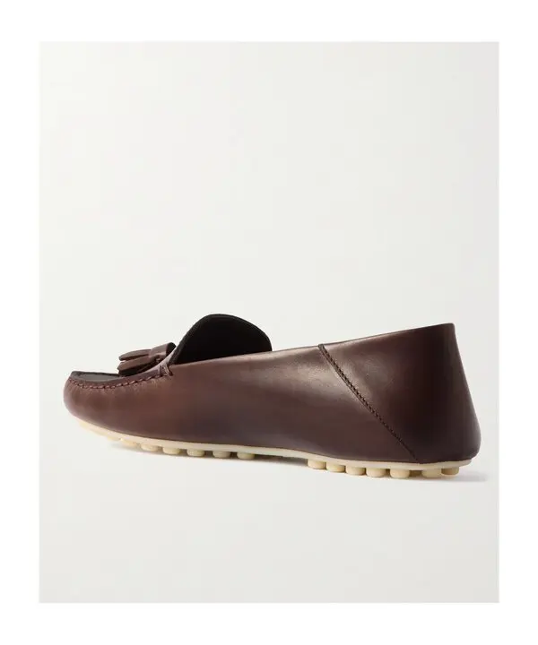 Loro Piana Tassel Loafers - Dark Brown