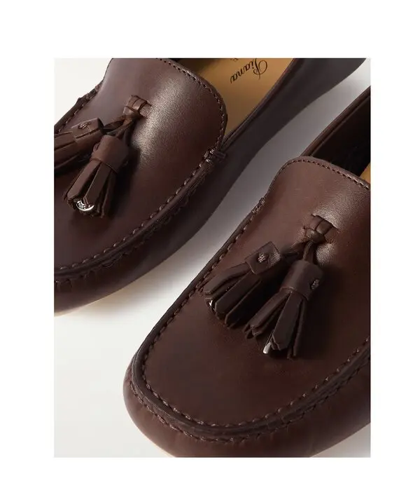 Loro Piana Tassel Loafers - Dark Brown