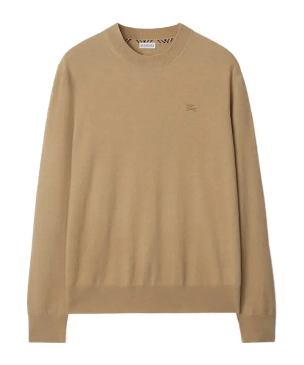Burberry Ekd Embroidered Knitted Jumper