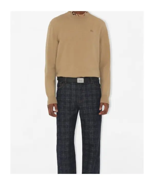 Burberry Ekd Embroidered Knitted Jumper