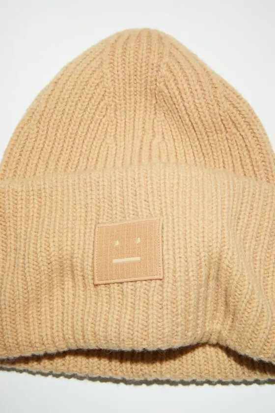 Acne Studios Logo Patch Knitted Beanie