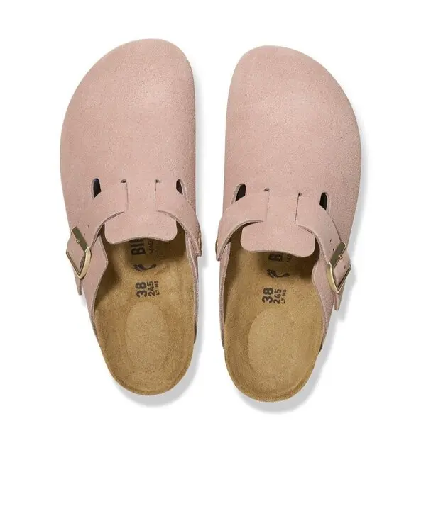BIRKENSTOCK Boston Slip-on Clogs - Pale Rose