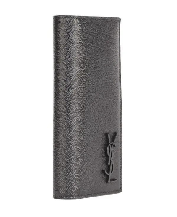 Saint Laurent Long Logo Appliqué Wallet