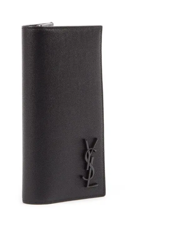 Saint Laurent Long Logo Appliqué Wallet