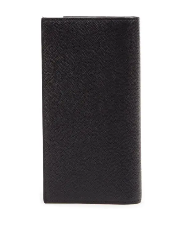 Saint Laurent Long Logo Appliqué Wallet