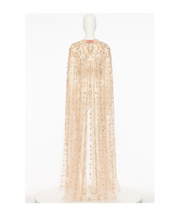 Valentino Garavani Embellished Translucent Cloak
