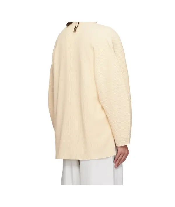 Issey Miyake Homme Plissé Pleated Cotton Sweater