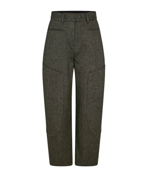 GANNI High Waist Casual Pants