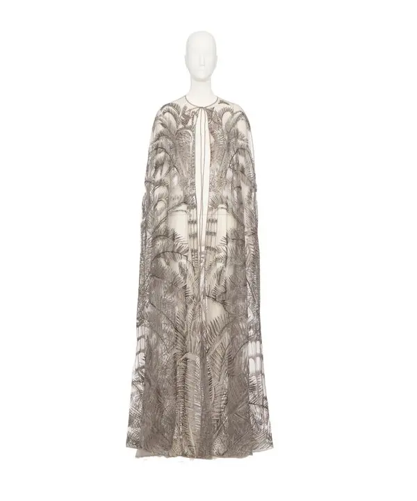 Valentino Garavani Laced Cloak - Smoke