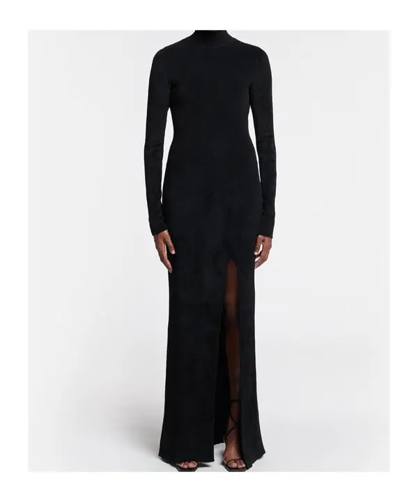 Nanushka Long-sleeve Towelling Maxi Dress