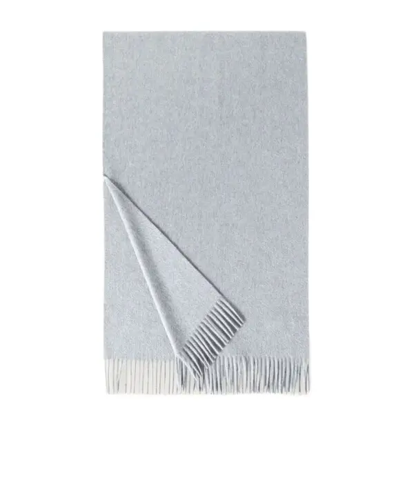 Loro Piana Fringed Scarf - Ice-cold Stone
