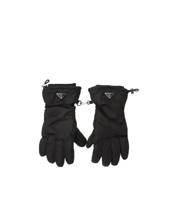 Prada Nylon Gloves - Black