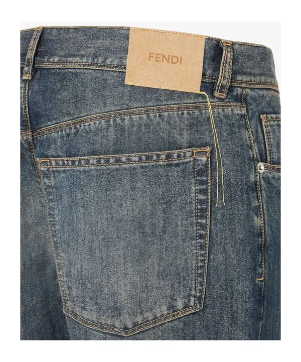 Fendi Washed Denim Pants