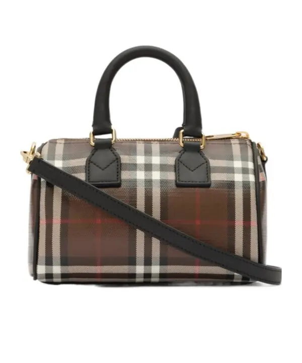 Burberry Mini Check Bowling Bag
