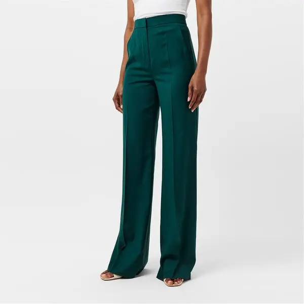 Max Mara Wide Leg Trousers - Green