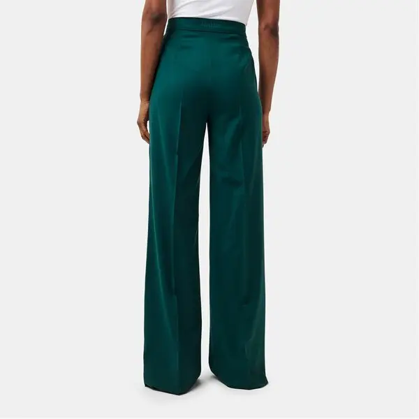 Max Mara Wide Leg Trousers - Green