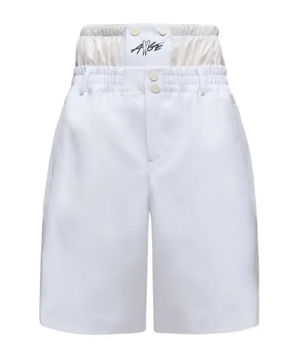 Moncler Logo Print Shorts