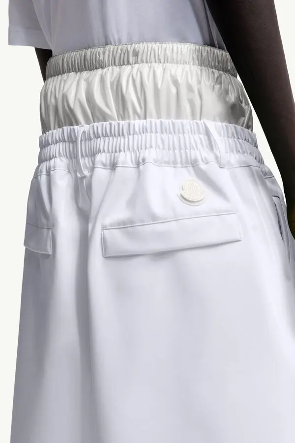 Moncler Logo Print Shorts
