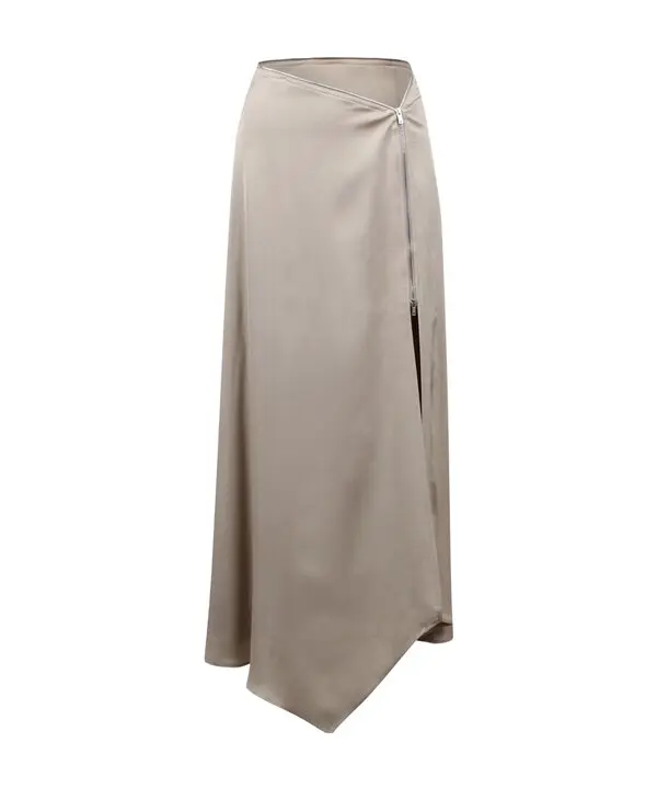 Nanushka Zella Georgette Midi Skirt