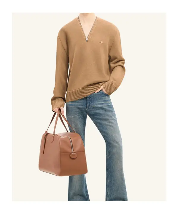 COURREGES Zip-detail Wool Sweater - The Toffees