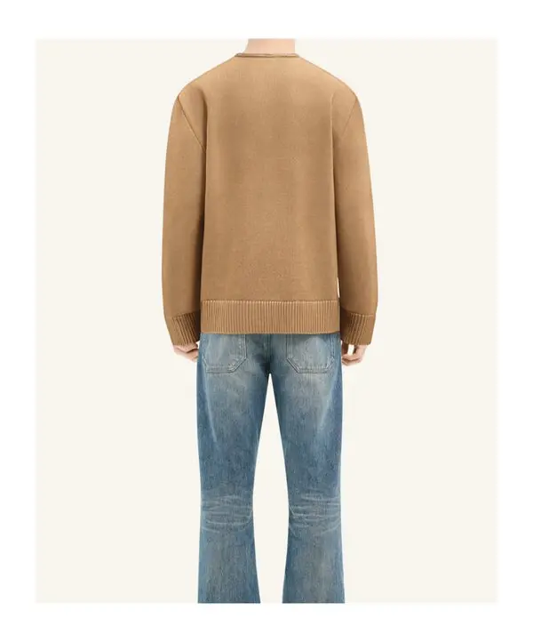 COURREGES Zip-detail Wool Sweater - The Toffees