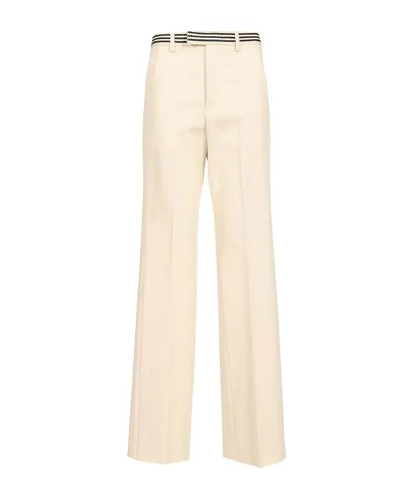 THE SEAFARER Pauline Wide Leg Trousers With Striped Belt
