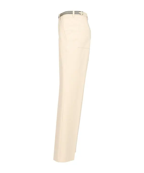 THE SEAFARER Pauline Wide Leg Trousers With Striped Belt