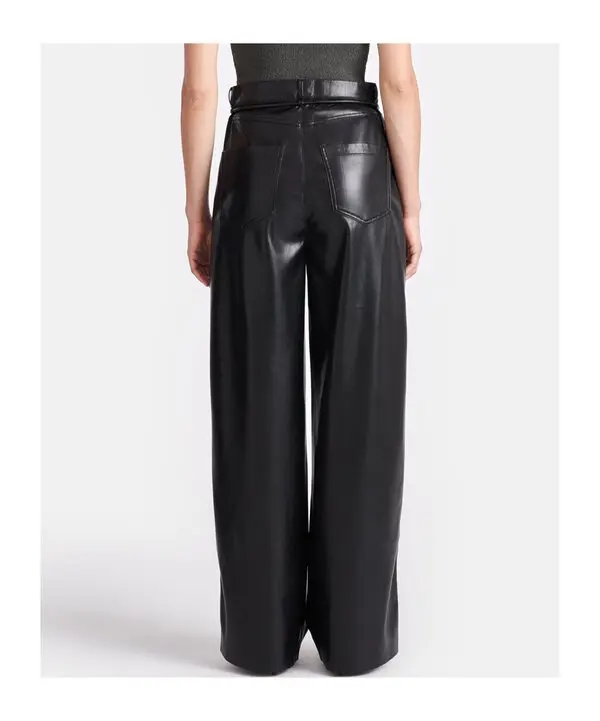 Nanushka Drawstring Wide-leg Trousers In Okobor