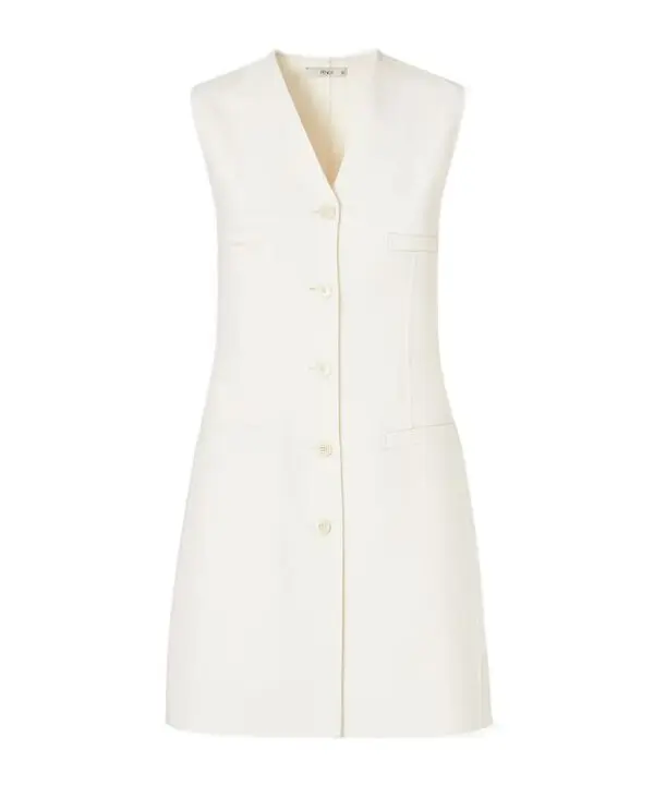 Fendi Ivory Wool Dress