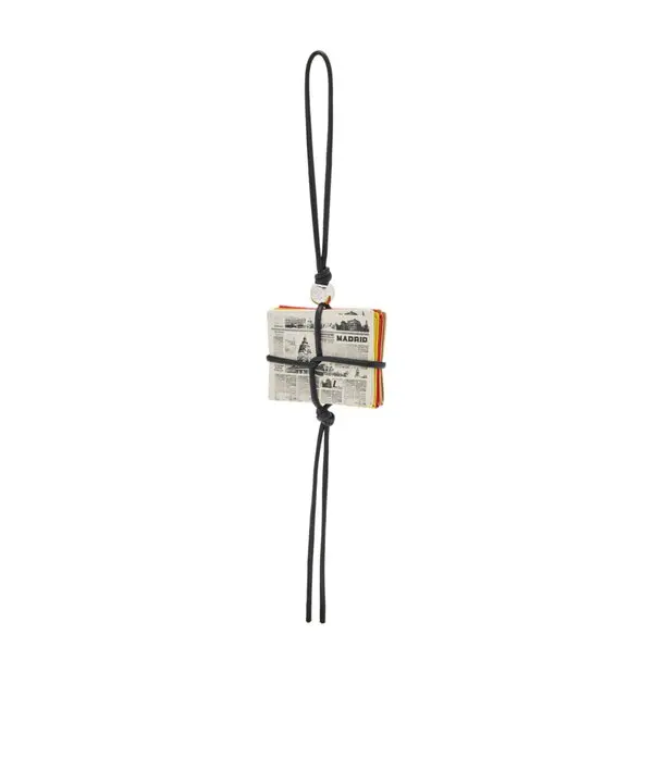 Loewe Newspaper Charm - Multicolor