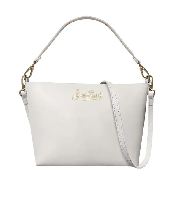 MC2 SAINT BARTH Top Handle Shoulder Bag - White
