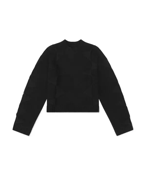 HELIOT EMIL Spiral-knit Cropped Jumper