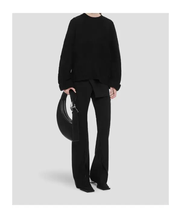 HELIOT EMIL Spiral-knit Cropped Jumper
