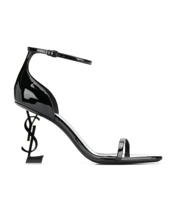 Saint Laurent Opyum Heeled Sandals With Embossed Insole