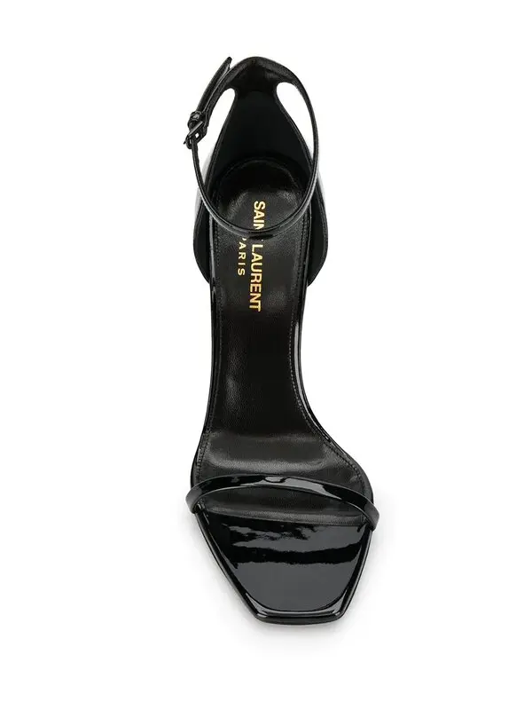 Saint Laurent Opyum Heeled Sandals With Embossed Insole