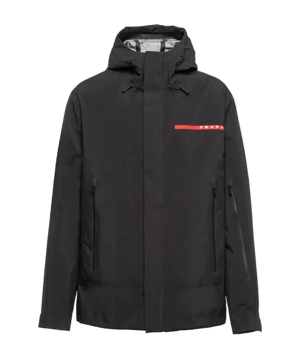 Prada Extreme-tex Windbreaker Jacket - Black