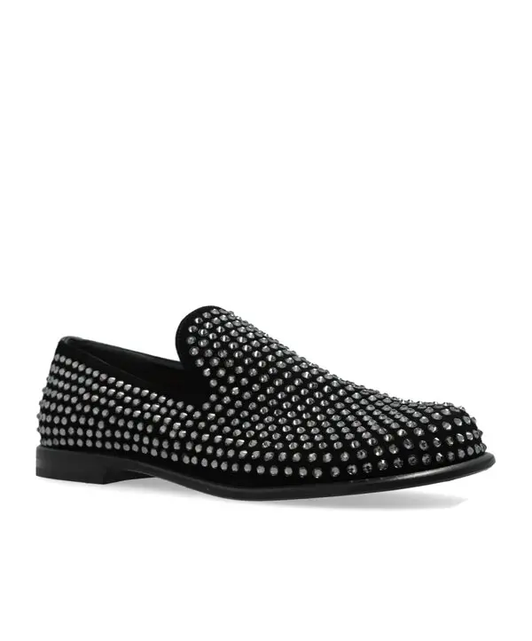 J.W.ANDERSON Crystal-embellished Loafers