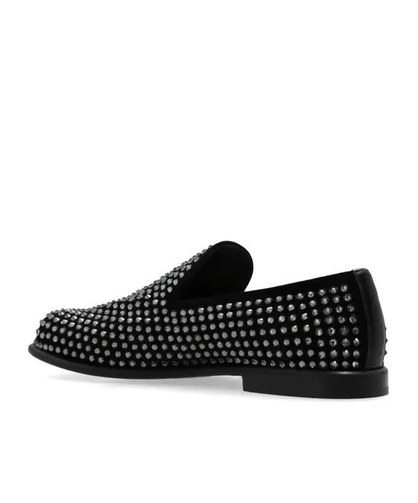 J.W.ANDERSON Crystal-embellished Loafers
