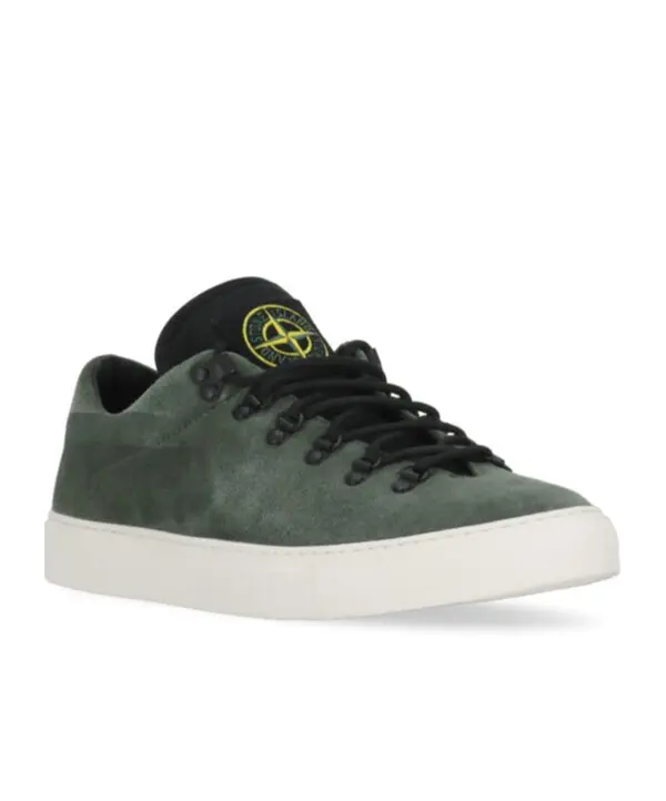 Stone Island Logo Patch Low-top Sneakers