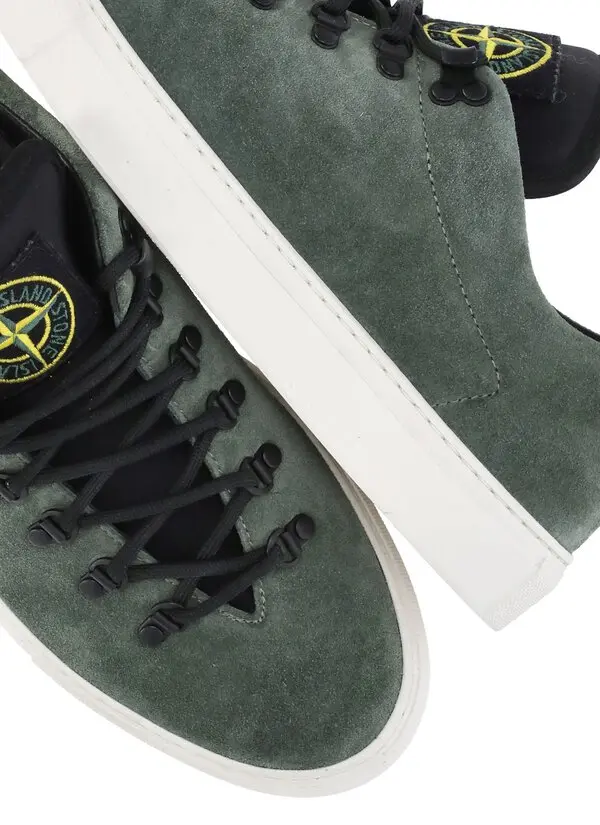 Stone Island Logo Patch Low-top Sneakers