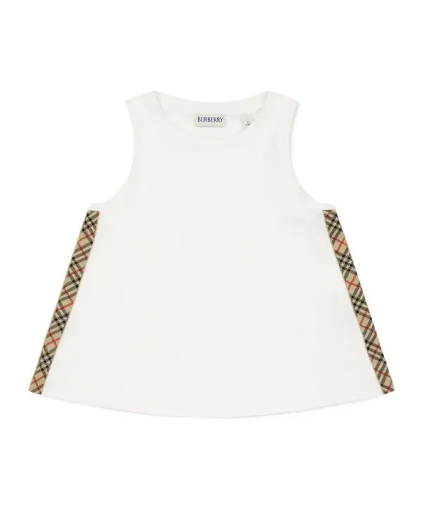 Burberry Plaid Detail T-shirt