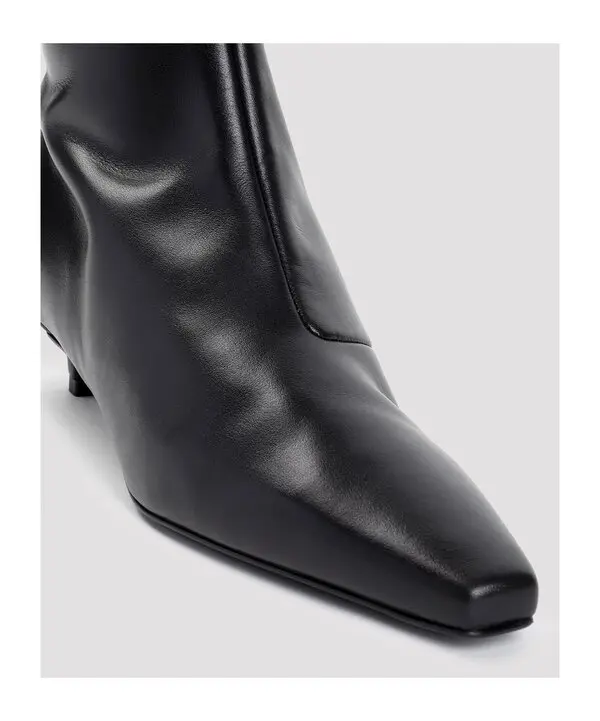 TOTEME The Slim Knee-high Pointed-toe Boots