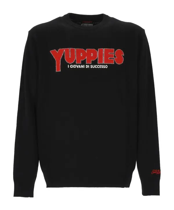 MC2 SAINT BARTH Long Sleeve Sweater - Black