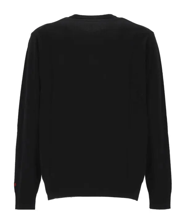 MC2 SAINT BARTH Long Sleeve Sweater - Black
