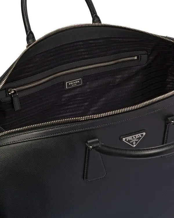 Prada Saffiano Leather Travel Bag